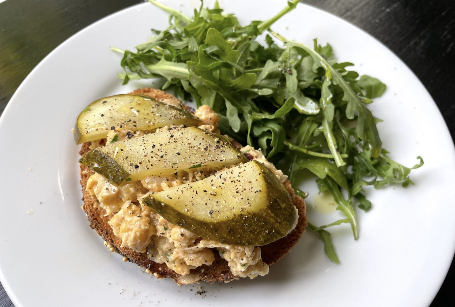 Chickpea Cucumber Toast | Cook for Your Life