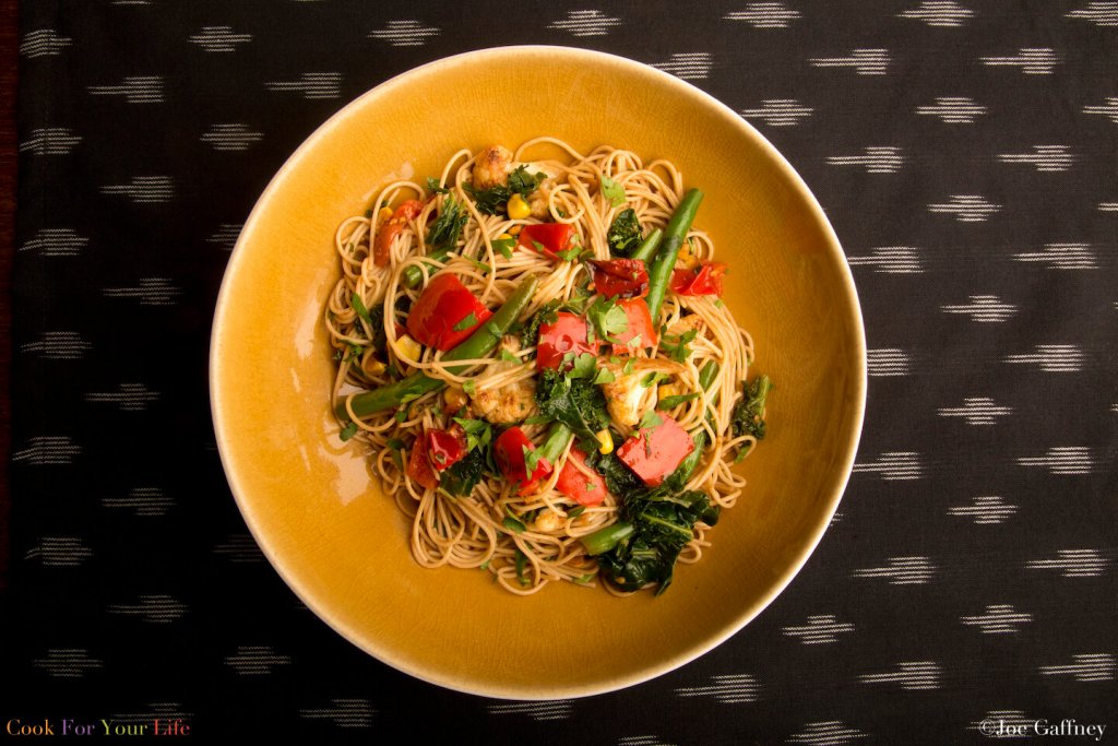 Asian Inspired Pasta Primavera | Cook for Your Life