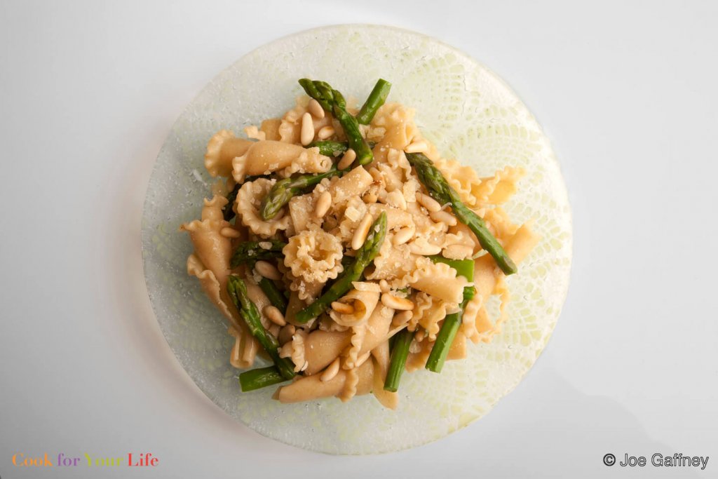 Asparagus & Pine Nut Pasta | Cook for Your Life