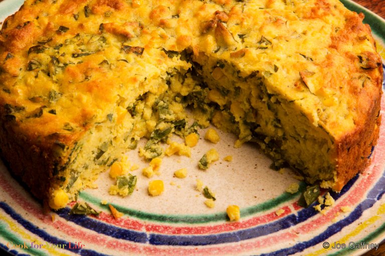 Collard Green Cornbread | Cook for Your Life