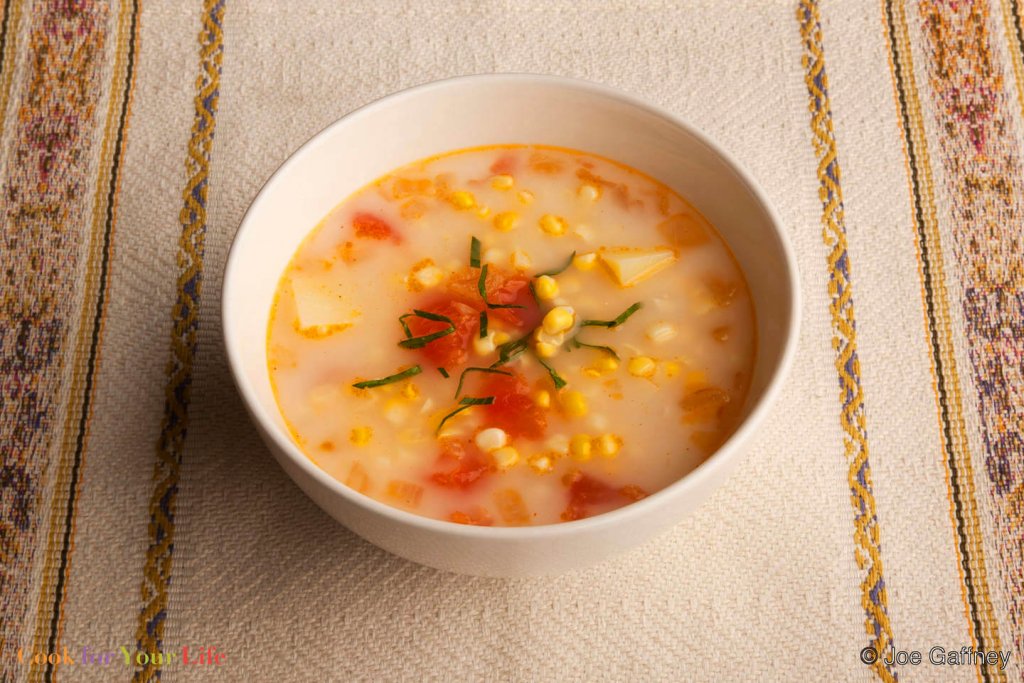 Cremosa sopa de maíz | Cook for Your Life