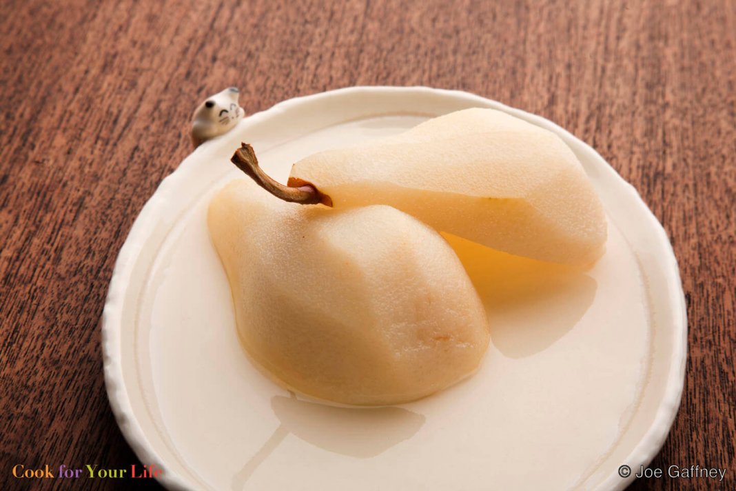 Peras pochadas con vainilla | Recetas | Cook For Your Life