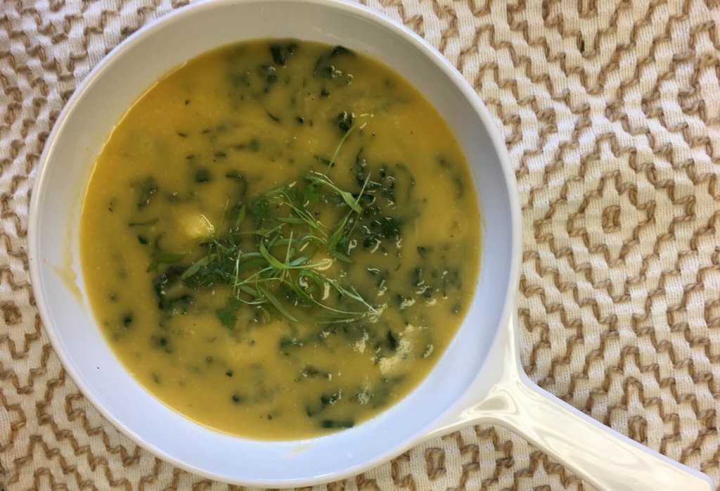 Vegan Sopa Verde With Parsnips | Cook for Your Life