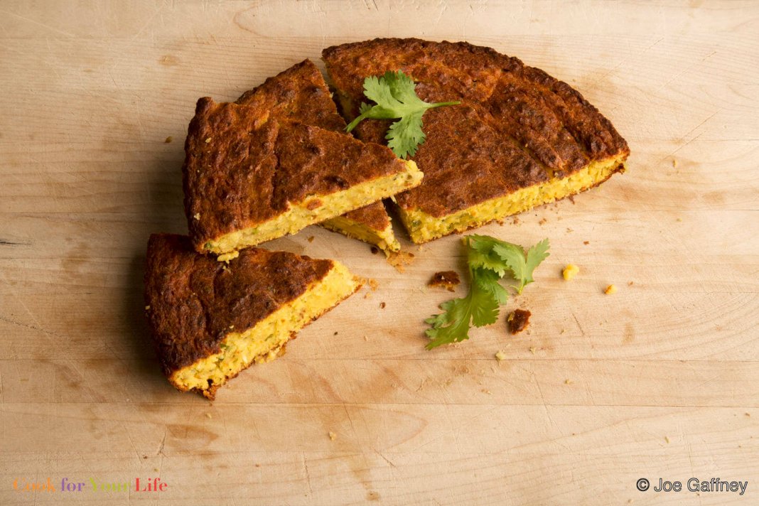 Vegan Spicy Fresh Corn Bread | Cook for Your Life