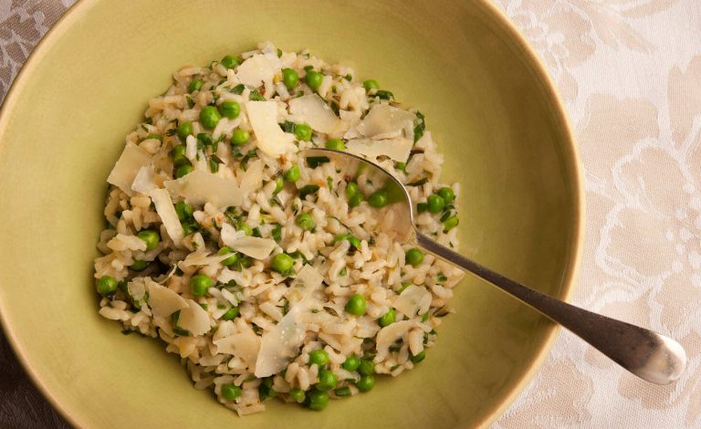 Spring Ramp Risotto With Peas | Cook for Your Life