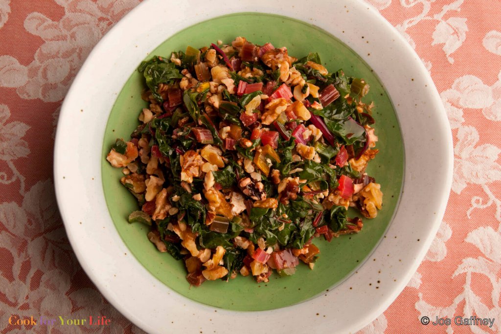 Ensalada de Acelgas Cocidas con Nueces | Cook for Your Life