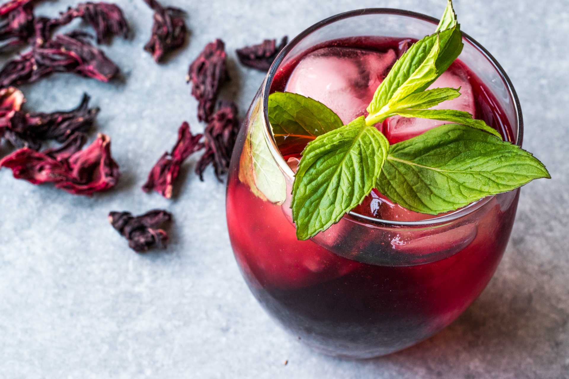 Simple Mint Hibiscus Tea Recipe CFYL Fred Hutch
